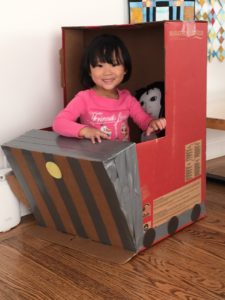Make a DIY Cardboard Box House | Call Me Grandma