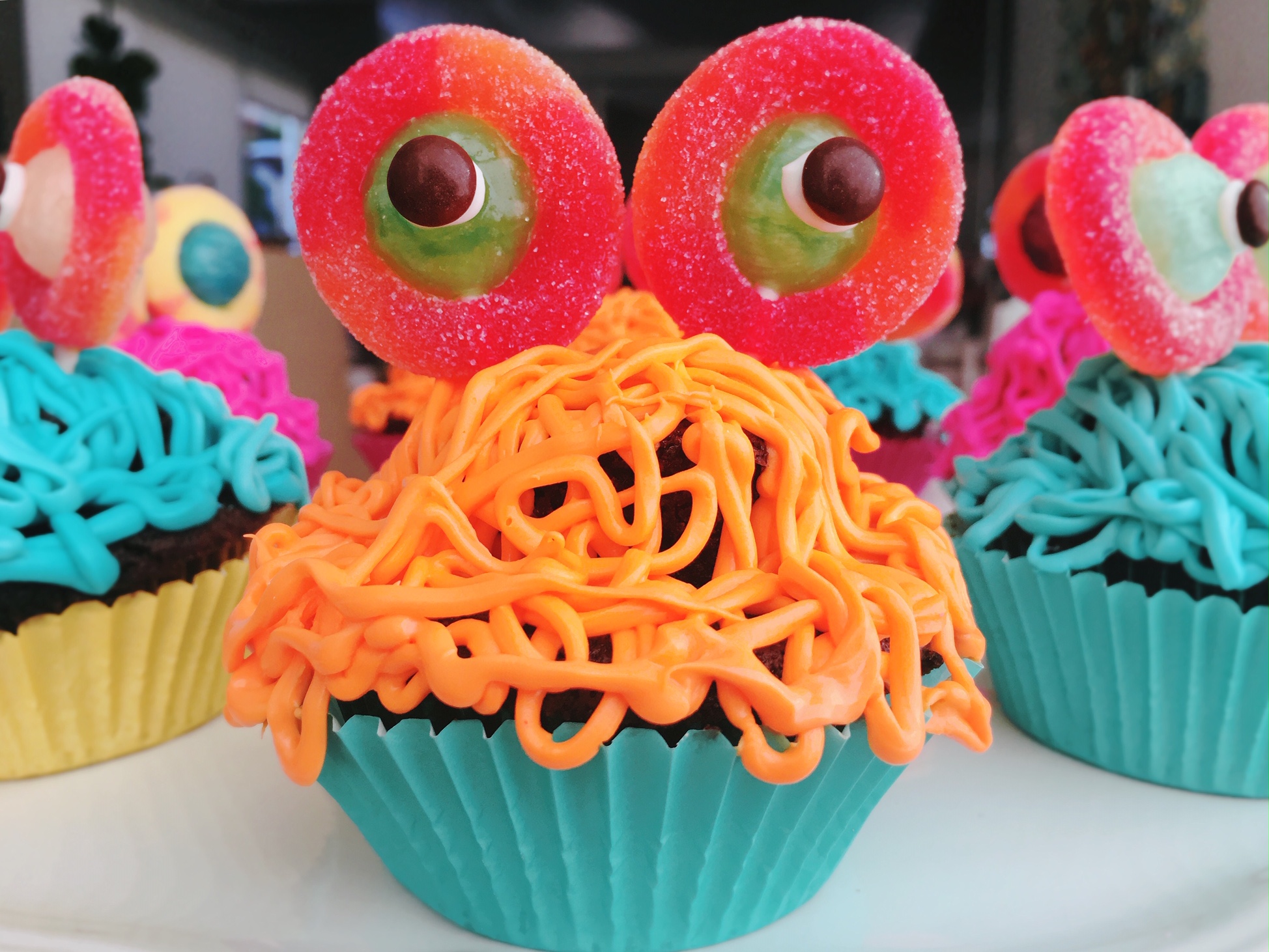 Cupcake Decorating: Cute Monsters | Call Me Grandma
