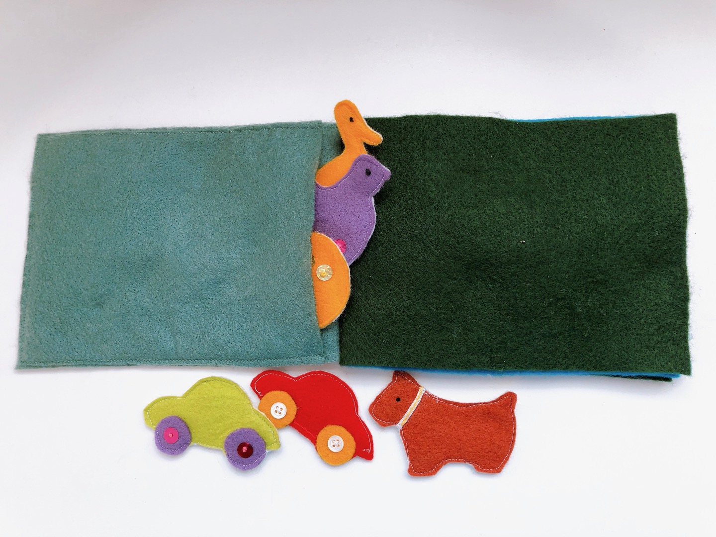 Create a Book with Felt for a Toddler | Call Me Grandma