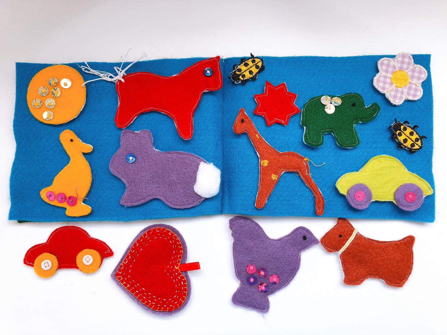Create a Book with Felt for a Toddler | Call Me Grandma