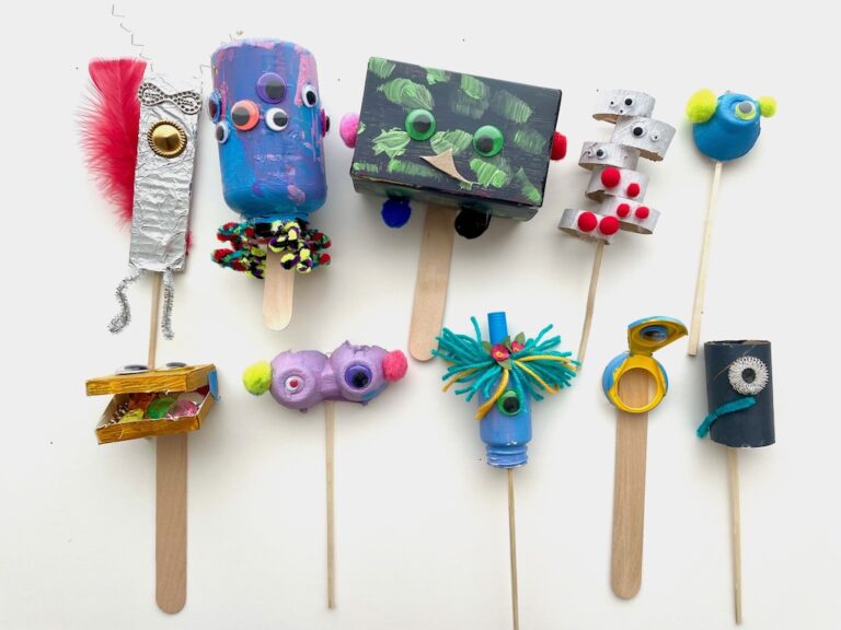 Camp Grandma #3: Make a Puppet Theater from a Box