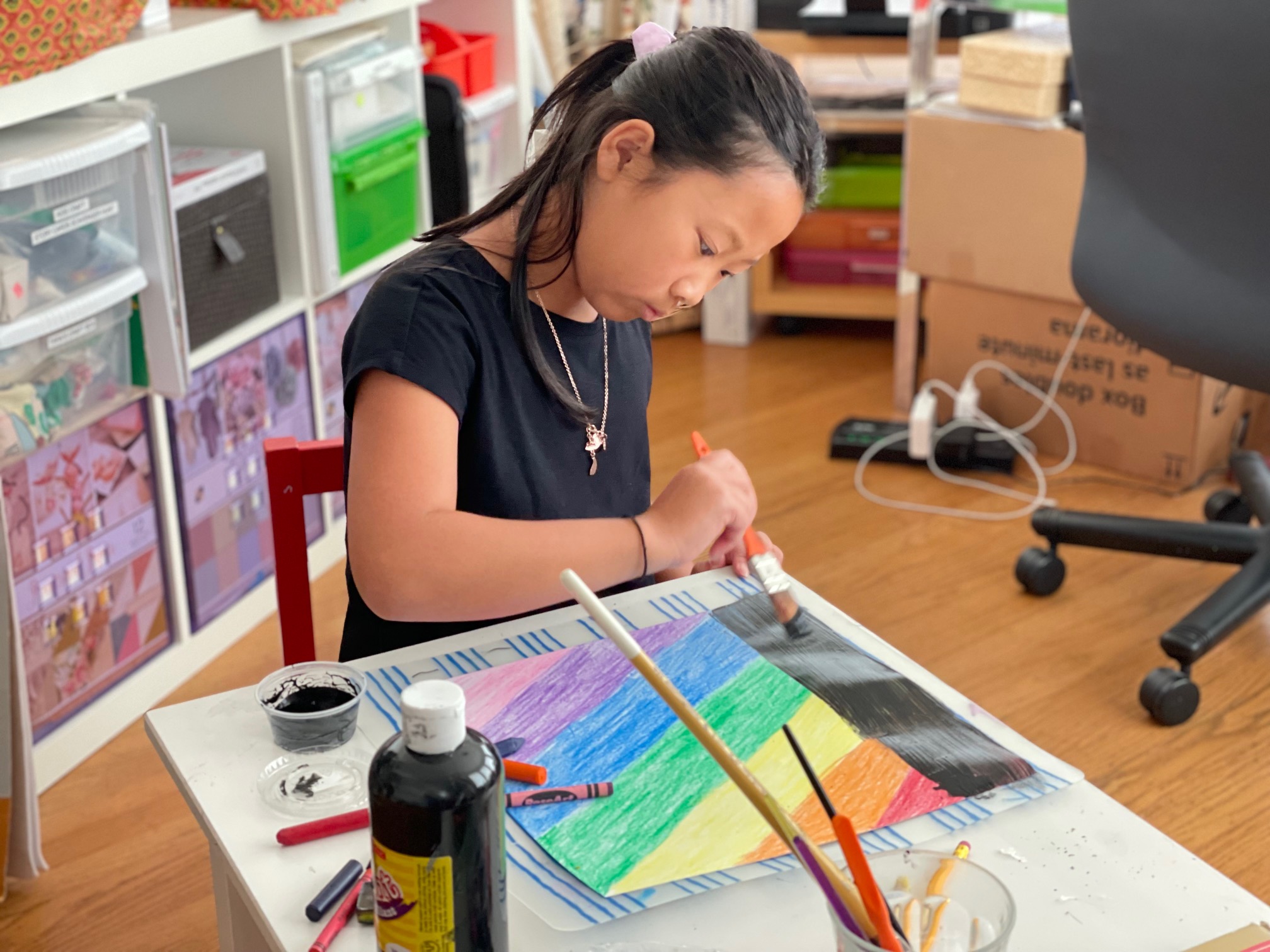 Camp Grandma #6 How to Make Broken Crayon Art