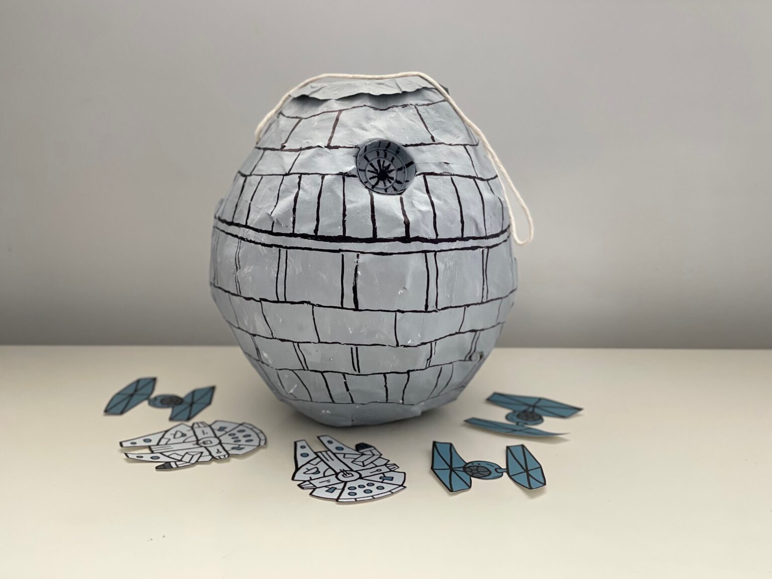 How to Make a DIY Star Wars Death Star Piñata